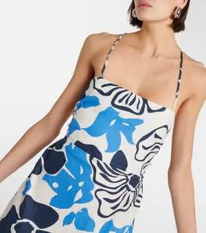 Faithfull The Brand Garcia Floral Linen Maxi Dress