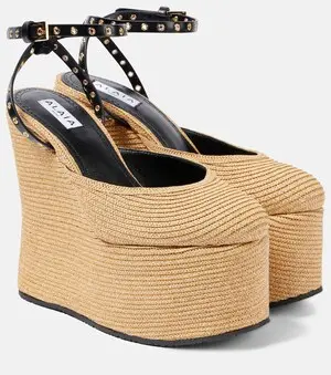 Alaia Heeled Espadrilles