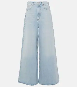 AGOLDE Nolan Mid-rise Wide-leg Jeans