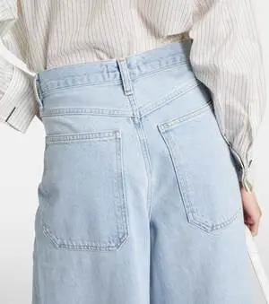 AGOLDE Nolan Mid-rise Wide-leg Jeans