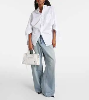 Balenciaga Le City Small Leather Tote Bag