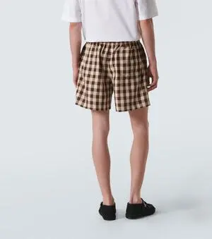 BODE Gilbert Check Shorts - Brown