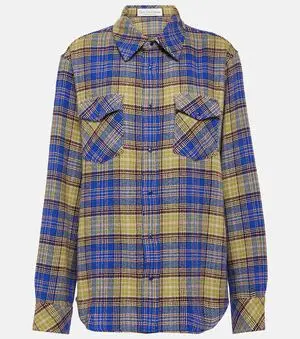 GOD'S TRUE CASHMERE Tartan Cashmere Shirt - Multicoloured