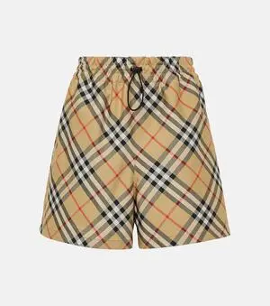 Burberry High Rise Shorts For Women