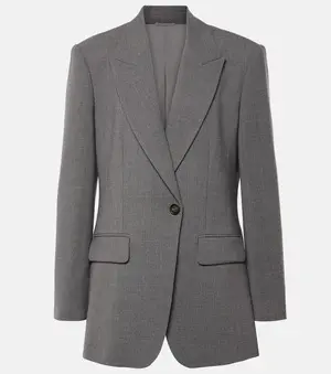 Brunello Cucinelli Wool Blazer - Grey