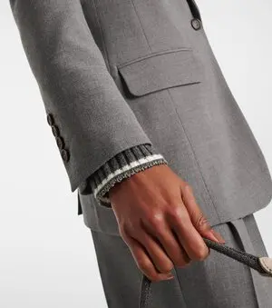 Brunello Cucinelli Wool Blazer - Grey