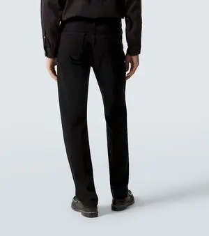 FRAME L'homme Mid-rise Slim Jeans - Black