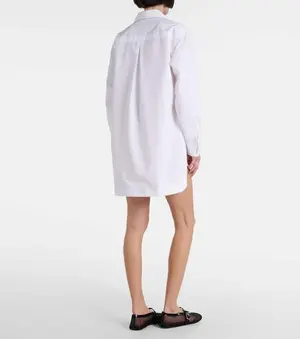 Alaïa Cotton Poplin Mini Dress