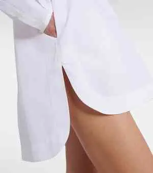 Alaïa Cotton Poplin Mini Dress