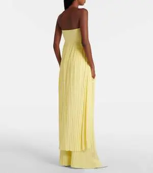 Alaïa Pleated High-rise Straight Pants