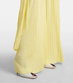 Alaïa Pleated High-rise Straight Pants
