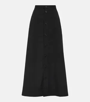 Balenciaga Wool Maxi Skirt