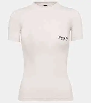 Balenciaga Beverly Hills Jersey T-shirt - White