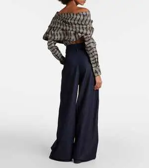 Dries Van Noten High-rise Wide-leg Jeans