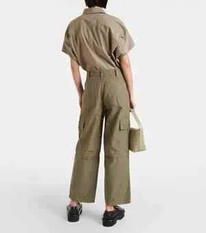 AGOLDE Jericho Cropped Cargo Pants - Green