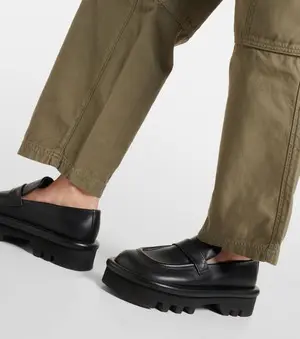 AGOLDE Jericho Cropped Cargo Pants - Green