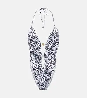 BANANHOT Amur Zebra-print Swimsuit - Multicoloured