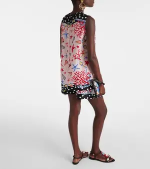Dolce & Gabbana Capri Printed Silk Top