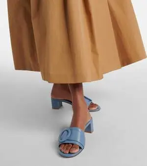 GIANVITO ROSSI Venezia 45 Leather Mules