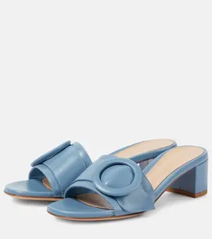 GIANVITO ROSSI Venezia 45 Leather Mules