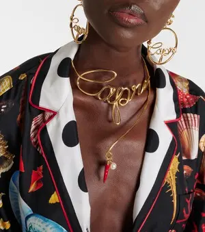 Dolce & Gabbana Capri Embellished Necklace