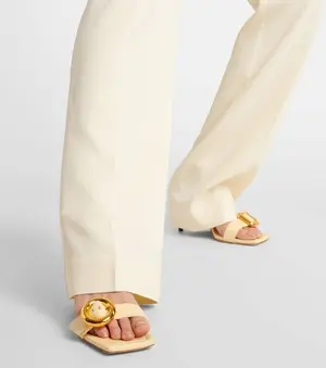 Asceno Aurelia Crêpe Straight Pants - White