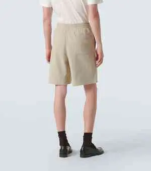 Burberry Cotton Jersey Shorts - Beige
