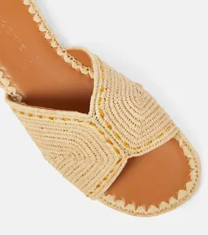 Clergerie Ineni Raffia Slides