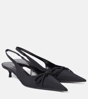 Balenciaga Knife Slingback Pumps - Black