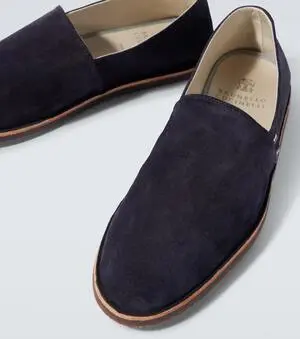 Brunello Cucinelli Suede Espadrilles - Blue