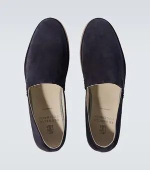 Brunello Cucinelli Suede Espadrilles - Blue