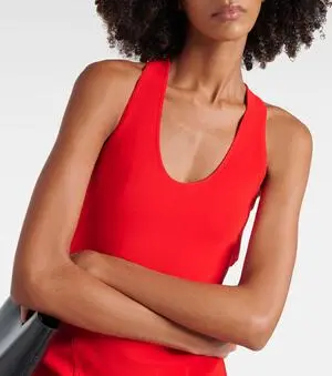 Alaïa Open-back Midi Dress