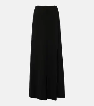 Dries Van Noten Wool-blend Maxi Skirt
