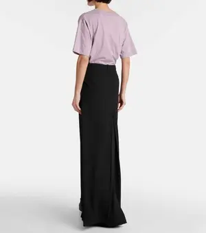 Dries Van Noten Wool-blend Maxi Skirt