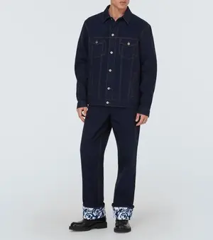 Burberry Denim Trucker Jacket - Blue