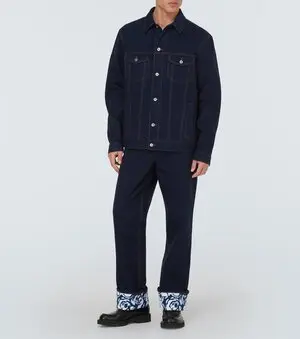Burberry Denim Trucker Jacket - Blue
