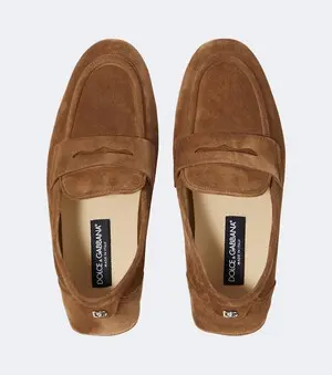 Dolce & Gabbana Suede Penny Loafers
