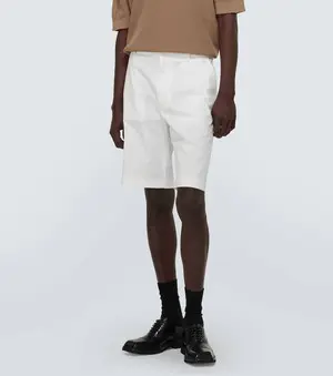 Dolce & Gabbana Cotton-blend Bermuda Shorts