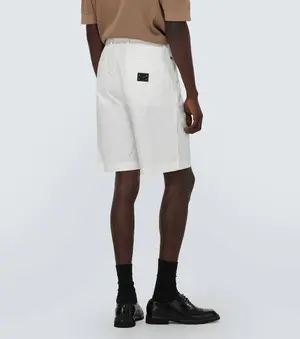 Dolce & Gabbana Cotton-blend Bermuda Shorts