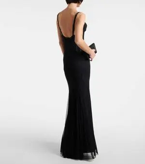 Dolce & Gabbana Satin Corset Dress