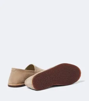 Brunello Cucinelli Suede Slip-on Shoes