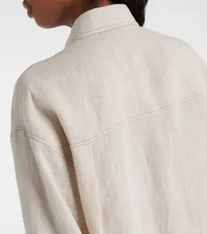 Brunello Cucinelli Oversized Linen Shirt
