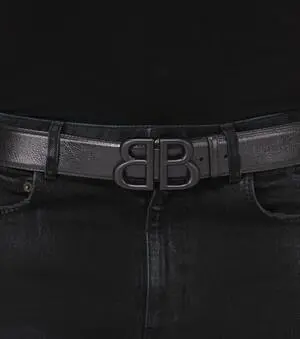 Balenciaga Monaco Bb Leather Belt