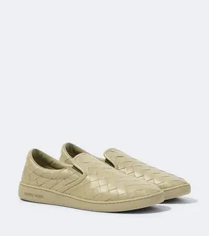 Bottega Veneta Intrecciato Sneakers - Beige