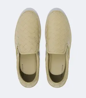 Bottega Veneta Intrecciato Sneakers - Beige