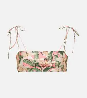 Agua Bendita Primavera Bikini Top - Pink