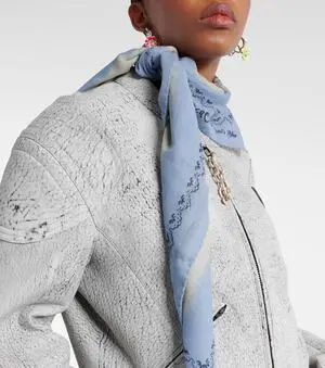 Acne Studios Printed Wool Scarf