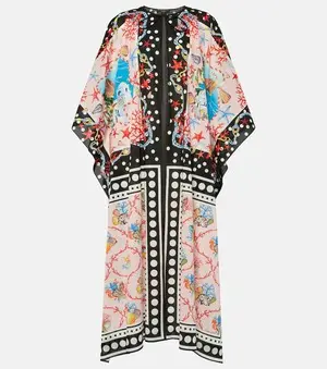 Dolce & Gabbana Capri Printed Cotton Kaftan - Multicoloured