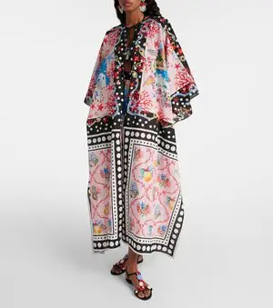 Dolce & Gabbana Capri Printed Cotton Kaftan