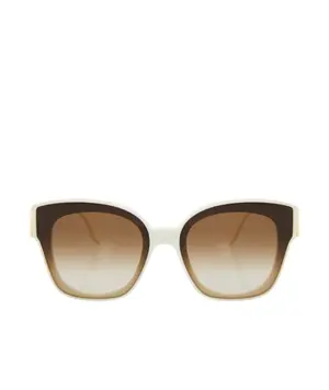 Fendi Square Sunglasses - White